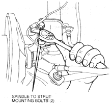 1993-97 Strut Removal and Installation